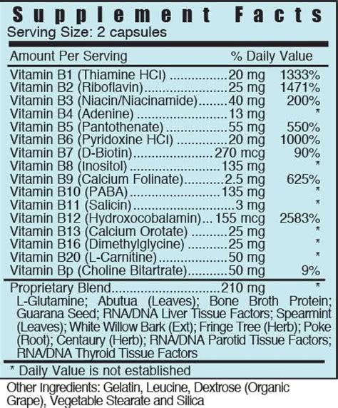B16 Vitamin B Stress Complex By Systemic Formulas