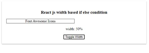 Javascript Width Based If Else Condition React Js Vue Js Toggle Width