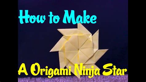 How To Make A Ninja Star YouTube How To Make A Ninja Star YouTube