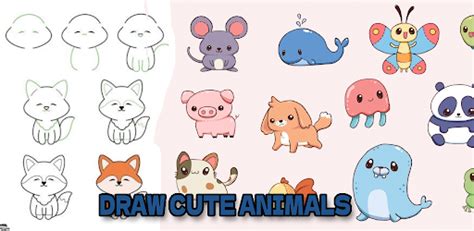 Draw Cute Kawaii Animals Easy Android App