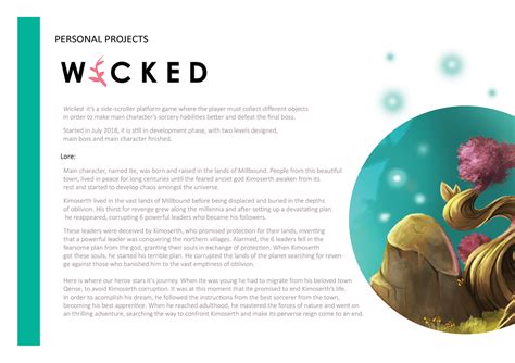 Wicked Side Scroller Game Behance