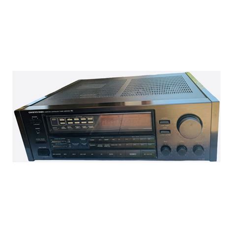 Onkyo Tx 870 User Manual Pdf Download Manualslib