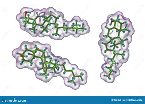 Molecule Of Cholesterol Vector Chemical Structure 297701412