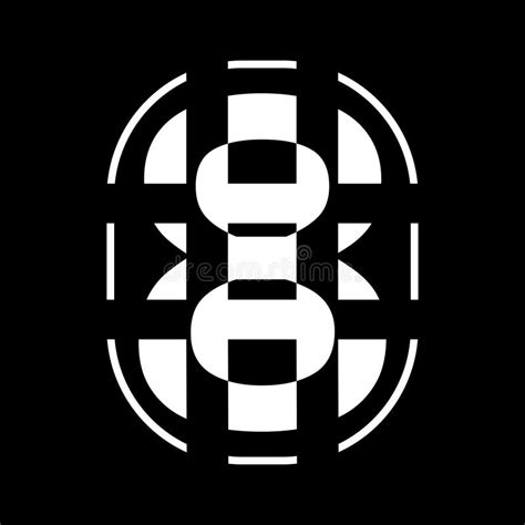 Hash Tag 8 Number Design Monogram Stock Illustration Illustration Of Card Cross 297791827