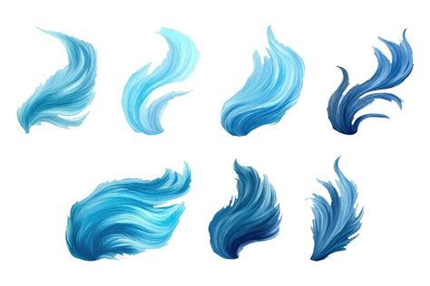 Premium Ai Image Ui Set Vector Illustration Of Air Flow Wind Isolate