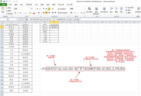 excel之if countif vlookup联合使用 正数办公