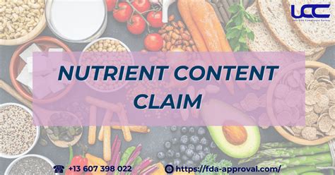 Nutrient Content Claim Understanding Fda Standards