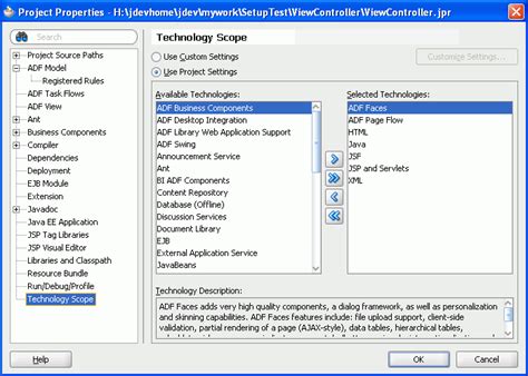 setting up your jdeveloper workspace and projects 11g release 1 11 1 3