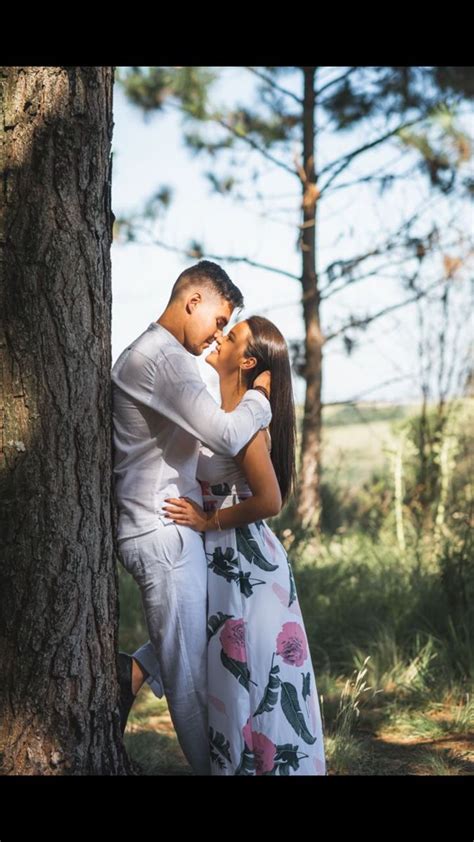 Romantic Couple Poses For Wedding Photography