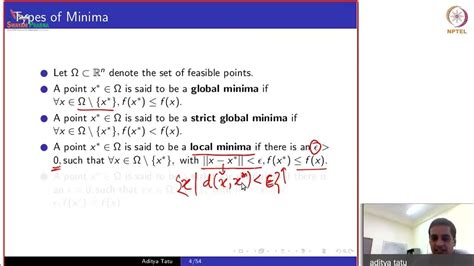 Linear Algebra And Optimization 1 Swayamprabha Ch36sp Youtube