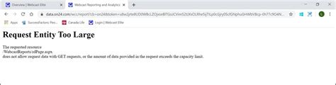 request entity too large on24