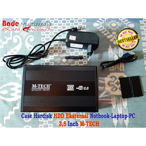 Jual Casing Hardisk Hdd Eksternal Inch Sata Hardisk M Tech Fullset Shopee Indonesia