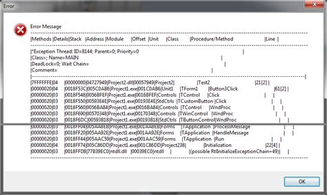 Working With Exceptions In DLLs