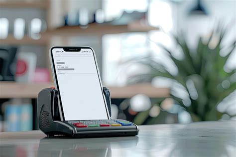 Mobile Payment Application Mock Up Premium Ai Generated Image
