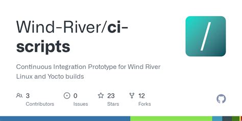 Github Wind Riverci Scripts Continuous Integration Prototype For