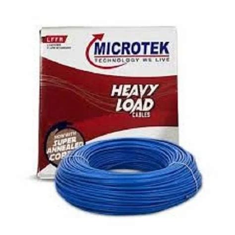 Microtek Single Core 1 0 Sq Mm Lf Fr Pvc Insulated Wire 90 M At ₹ 1178