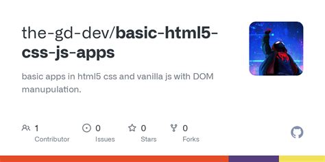github the gd dev basic html5 css js apps basic apps in html5 css