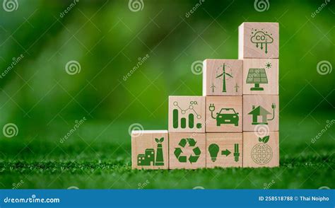 Net Zero Greenhouse Gas Emissions Reduction With Carbon Credit Concept Reduce Carbon Dioxide E