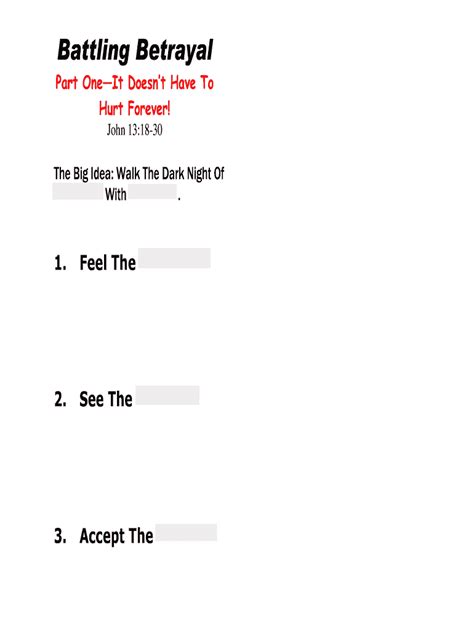 Fillable Online Highlinechristian Part Oneit Doesnt Have To Fax Email Print Pdffiller