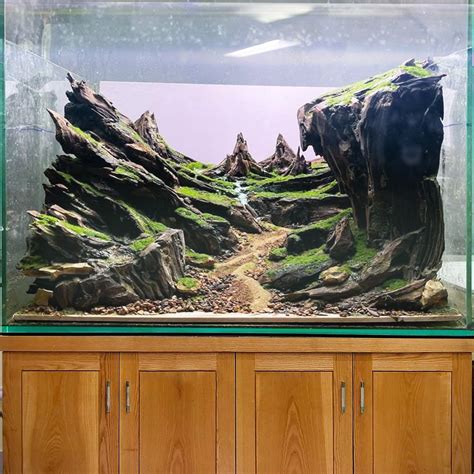 Large Aquarium Driftwood Rock Cave Hardscape Aquascape Decorations