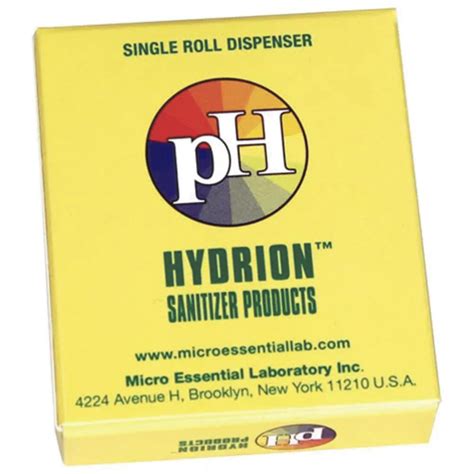 Micro Essential Laboratory Hydrion® Quaternary Test Paper 15 Ft Roll