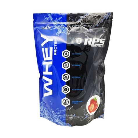 RPS Whey Protein 1000 г, Клубника купить по цене 1 885 ₽ Boydton
