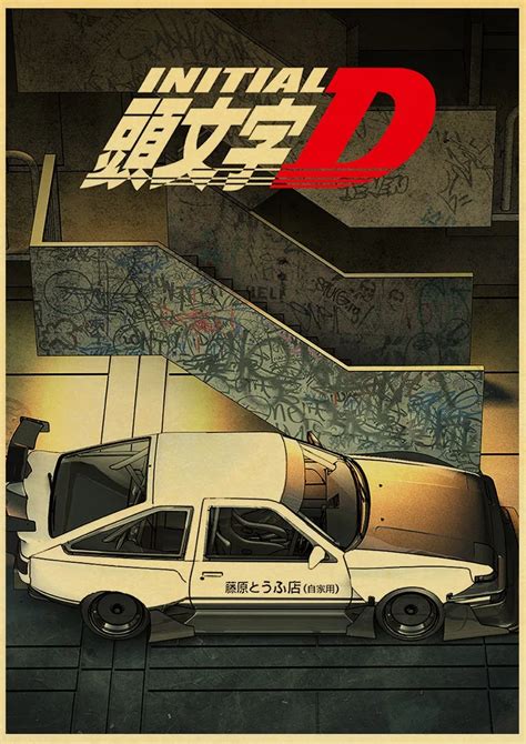New Collection Initial D Poster Initial D Store