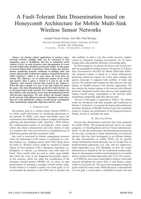 Pdf A Fault Tolerant Data Dissemination Based On Honeycomb
