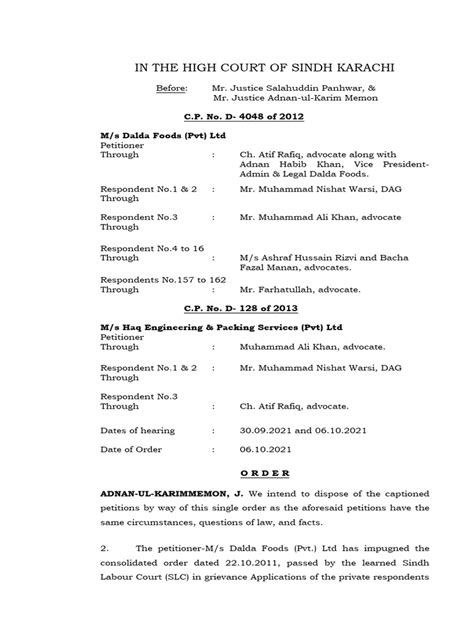 Order Sheet 2 Pdf Employment Judgment Law