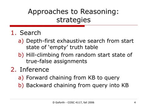Ppt Reasoning Algorithms In Propositional Logic Powerpoint