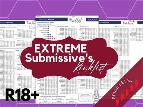 Bdsm Kink Lists Ultimate And Extreme Relationship Sex Life Love Kinks