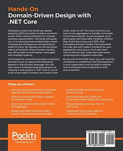 Hands On Domain Driven Design With Net Core Tackling Complexity In