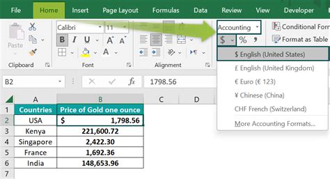 Accounting Number Format In Excel What Is It Shortcut How To Apply