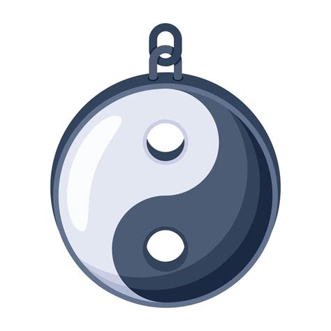 chinese symbol flat icon of taijitu 16744352 vector art at vecteezy
