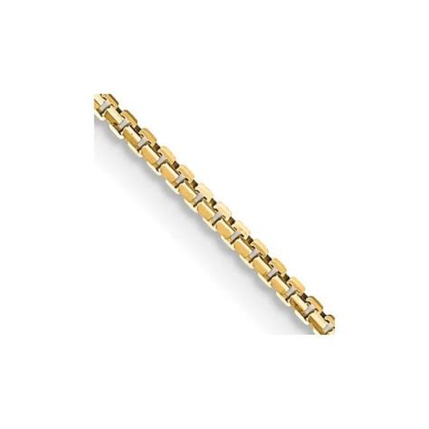 Leslies 14k Yellow Gold 110 Mm Concave 24 In Box Chain On Onbuy