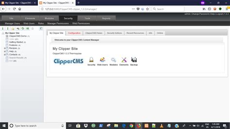 reflected cross site scripting in cms clipper 1 3 3 · issue 487
