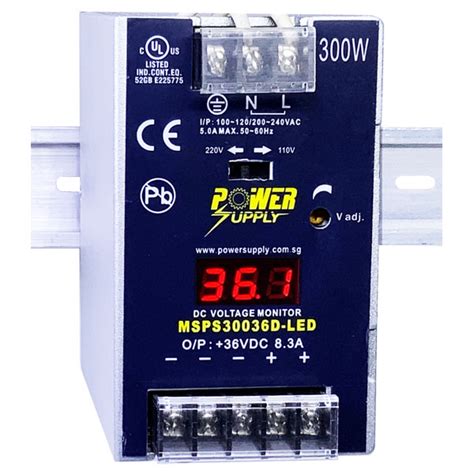 Din Rail V DC Output Motion Solution Pte Ltd