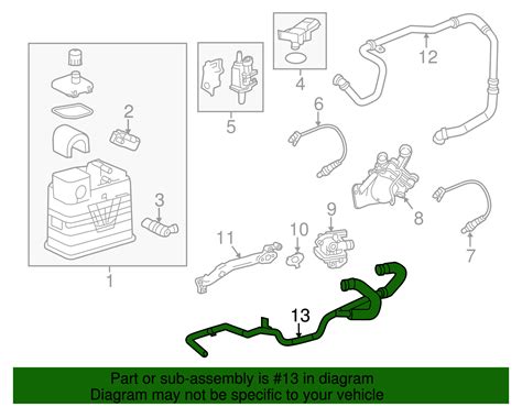 Gm Parts Secondary Air Injection Pipe Part 12647908 Gm Parts Store