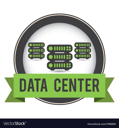 Web Hosting And Data Security Design Royalty Free Vector