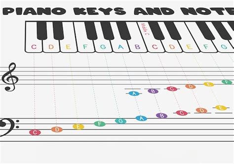 Piano Keyboard Note Chart Pdf Piano Keys And Notes On Staff