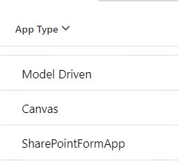 CoE Starter Kit QUESTION What Is SharepointFormApp Displayed In Power Platform Admin View