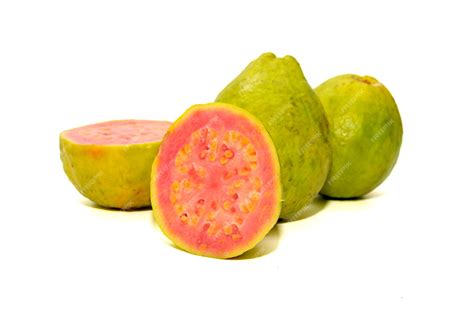 premium photo guava isolated on white background