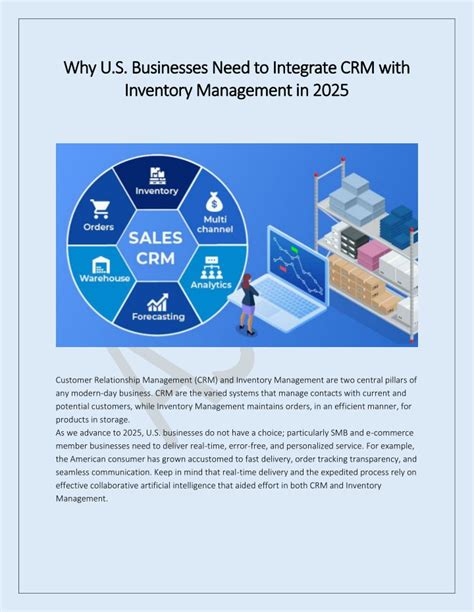 Ppt Why U S Businesses Need To Integrate Crm With Inventory Management In 2025 Powerpoint