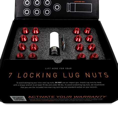 Wheel Lug Nuts For Sale Jdm Red Aluminum Lug Nuts 20 Piece Set