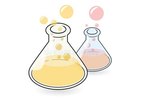 Clear Conical Flask Stock Illustration Illustration Of Science 4523056