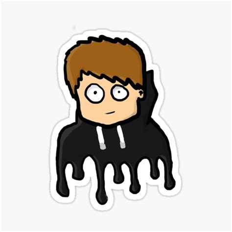 Pegatina Fanart Luzu Skin Minecraft Tortillaland Karmaland De Carloscubero Redbubble