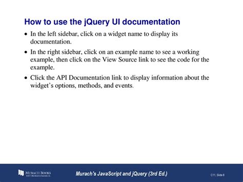 Murachs Javascript And Jquery 3rd Ed Ppt Download