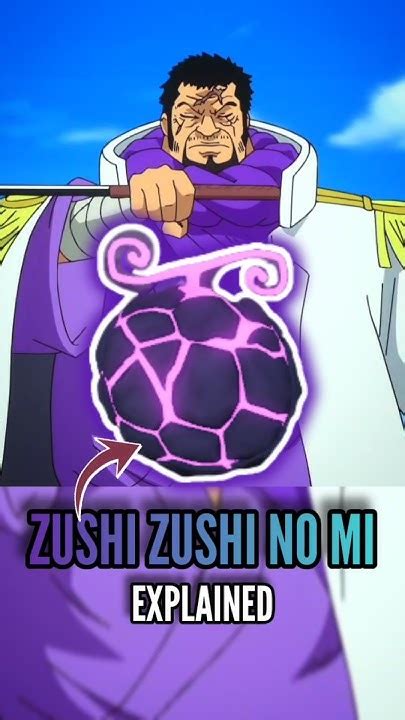 Zushi Zushi No Mi Explained In Malayalam One Piece Anime Blah Youtube