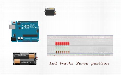 How To Track The Position Of A Servo With Led Lights LEDs And Multiplexing Arduino Forum