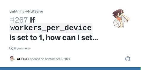 If Workers Per Device Is Set To 1 How Can I Set A Model Instance To Be Able To Concurrency